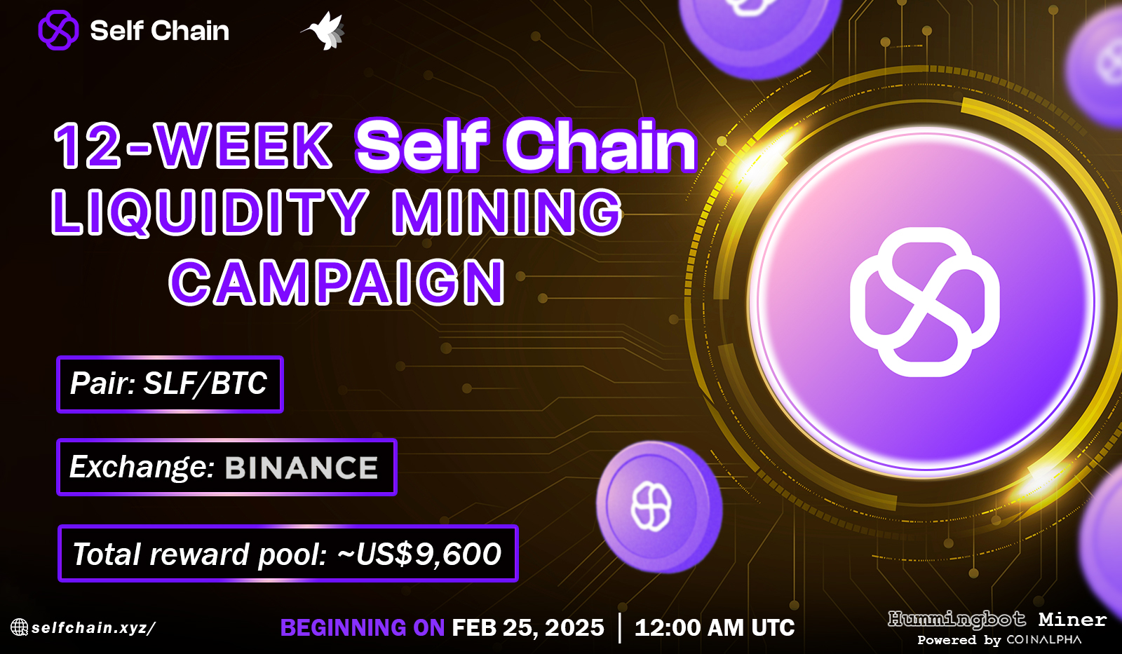 12-week extension for SLF Miner liquidity campaign!